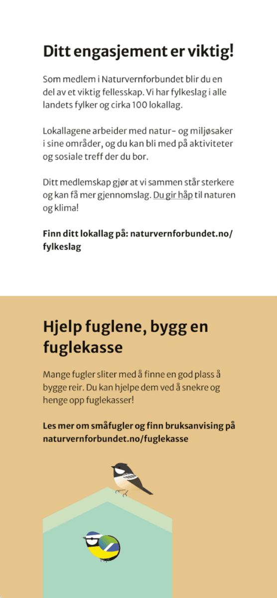 Brosjyrer og materiell - Naturvernforbundet